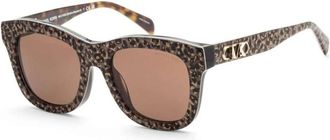 Michael Kors Femme, Accessoires, Brun, Taille: ONE Size Empire Square Lunettes de soleil