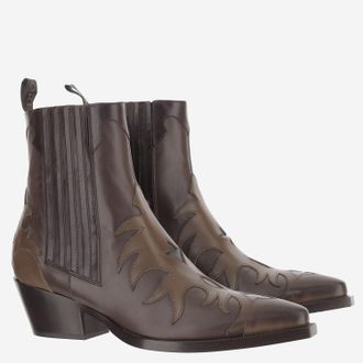 Sartore Womens Ankle Boots Parma Leather Multicolour