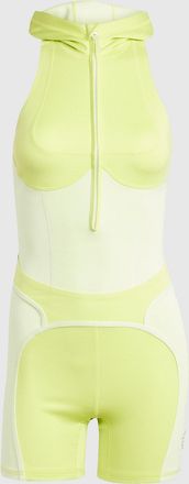 Stella McCartney TrueLife Hooded Onesie, Woman, Bahia Glow Green/Halo Green, Size: XS