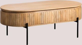 Sklum Sklum - Analis Couchtisch aus Mangoholz Braun Natur