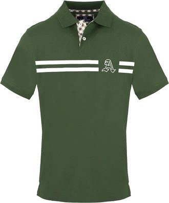 Aquascutum Poloshirt f&uuml;r Herren, Mit Kragen (Milit&auml;rgr&uuml;n)
