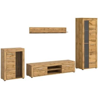 ebuy24 Jam Regal J12 System Eiche Dekor