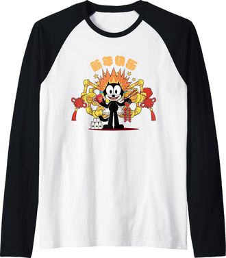 Felix The Cat Lunar New Year Front and Back Celebration Raglan