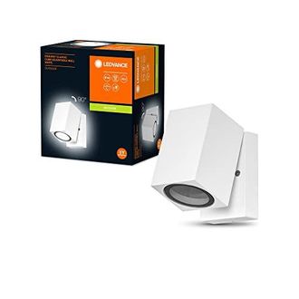 Ledvance ENDURA Classic Cube ADJ WALL Außen-Wandleuchte, weiß, GU10-Sockel (max 35W), kann mit einfacher oder smarter Lampe bestückt werden, ausrichtbarer Leuc
