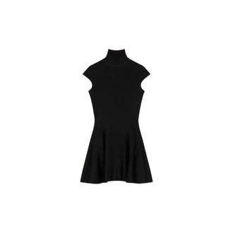 Givenchy Mini-Kleid mit ausgestelltem Rock - - Dresses - Damen - Schwarzk - S