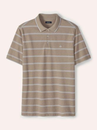 Walbusch Poloshirt Herren Bi-Colour Shirt Piqu&eacute; mit Perlmuttkn&ouml;pfen offen Elastischer Baumwollmix, garngef&auml;rbt, pflegeleicht, Kurzarm-Polo