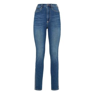 Philipp Plein Super High Waist Jegging - - Jeans - Damen - Blau - W27