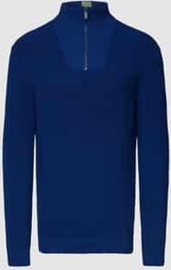 Esprit Strickpullover mit Troyer-Kragen