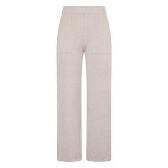 Moorer Matilde Wide Leg Strickhose - - Trousers - Damen - Grau - 2XS