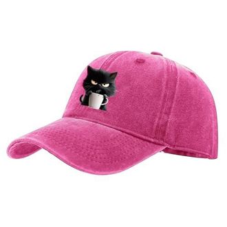 Generico Casquettes de baseball, casquette de sport avec animaux et dessins animés - Casquette respirante réglable unisexe vintage pour randonnée, course à pie