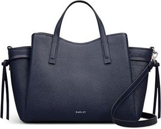 Radley London London Blake Gardens Grande poignée zippée en cuir pour femme, encre, L