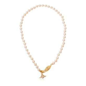 Vivienne Westwood Simonetta Halskette - - Accessories - Damen - Beige - ONE SIZE