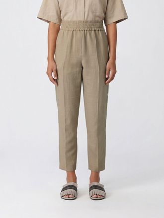 Brunello Cucinelli Pantalon BRUNELLO CUCINELLI Femme couleur Brun