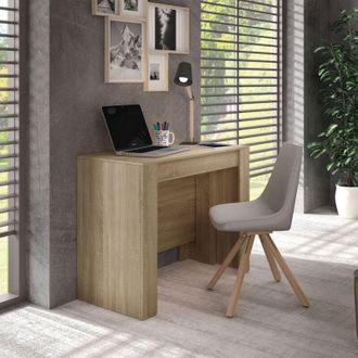 M&S Collection Console extensible 51/237x90x78 cm en bois d&eacute;cor ch&ecirc;ne