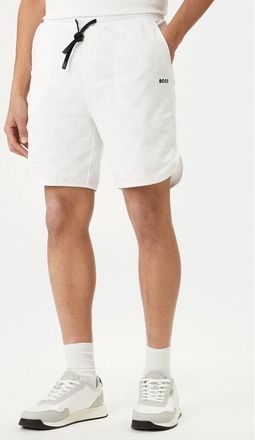 HUGO BOSS Sportshorts Member 50558883 Wei&szlig; Relaxed Fit
