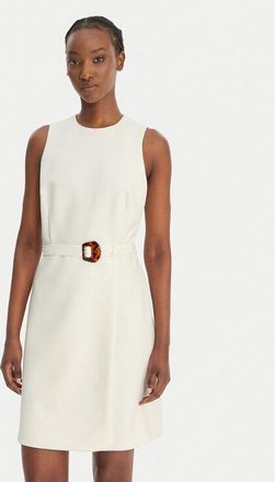 HUGO BOSS Coctailkleid Kidenna 50559186 &Eacute;cru Regular Fit