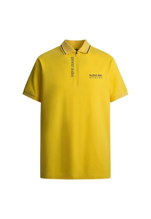 Pepe Jeans London Red Bull Racing X Pepe Jeans Herren RBR Sports Zip Placket Polo Polo, Yellow (Yellow)