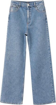 Theory Femme, Jeans, Bleu, Taille: W27 Pantalon ample taille haute