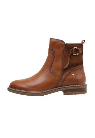 Pikolinos Flache Stiefeletten in Leder ALDAYA für Frauen Farbe Brandy