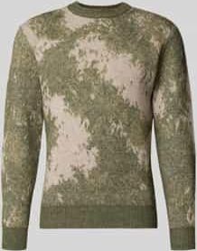 Guess Slim Fit Strickpullover mit Rundhalsausschnitt Modell NEVIL