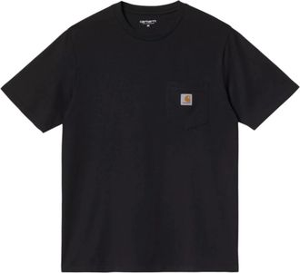 Carhartt Work in Progress S/S Pocket T-Shirt - - Tops - Herren - Schwarzk - XL