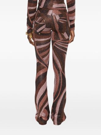 Pucci Abstract Print Trousers - Brown