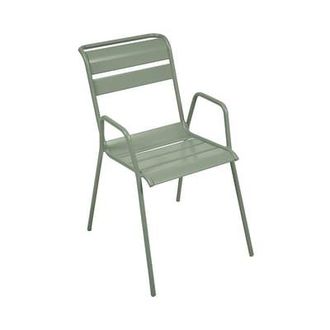 Fermob Fauteuil bridge empilable Monceau - Vert - Acier peint - Designer Studio Fermob