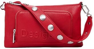 Desigual Accessoires PU Others, Portefeuille bi-Pliable pour Femme, Rouge, 24.5
