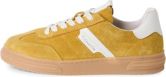 Tamaris Damen Schn&uuml;rhalbschuh in gelb - Gr. 41