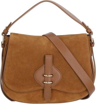 Coccinelle Femme, Sacs, Brun, Taille: ONE Size Mavery Sac Bandouli&egrave;re en Daim