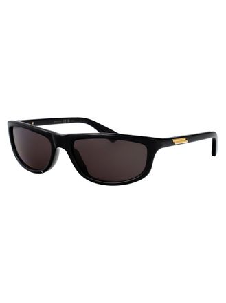 Bottega Veneta Unisex Sunglasses Bv1327s Black-Black-Grey Acetate Black/black/grey