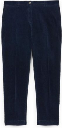 Fiorella Rubino Femme, Pantalons, Bleu, Taille: 48 FR Pantalon en velours côtelé New York