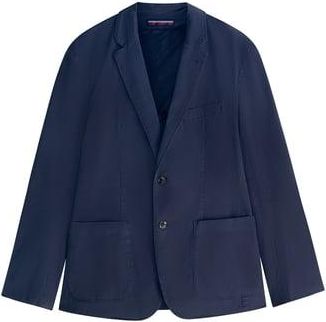 Tommy Hilfiger Blazer droit en coton m&eacute;lang&eacute;