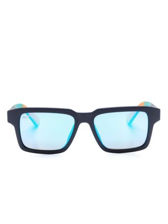 Maui Jim lunettes de soleil Kahiko &agrave; monture carr&eacute;e - Bleu