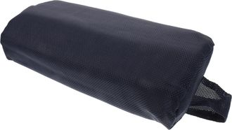 Heallily Abnehmbares, gepolstertes Strandkorb-Kopfstützenkissen mit elastischen Bändern, bequemes Schaumstoff-Liegestuhlkissen für Sonnenliegen, marineblau, Si