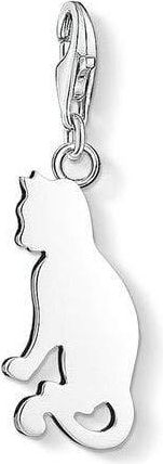 Thomas Sabo Thomas Sabo Damen Charm-Anhänger Katze Charm Club 925 Sterling Silber 1337-001-12