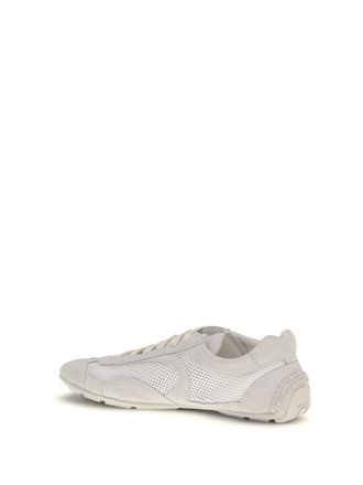 Prada Womens Sneakers Montecarlo White General Fabric Trainers