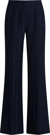 Kiton Femme, Pantalons, Bleu, Taille: 38 FR Pantalon Tailleur en Laine et Soie