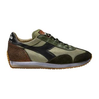 Diadora Homme, Chaussures, Vert, Taille: 44 1/2 EU Baskets Style Vintage Délavées