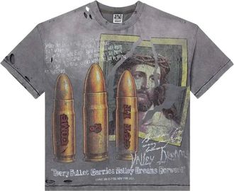 Vale Faith Thrashed T-shirt - Grau