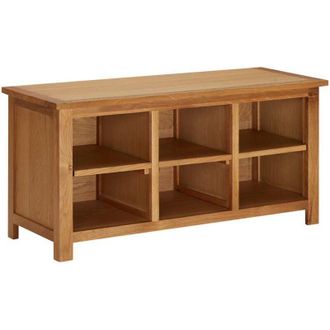 vidaXL Vidaxl - tag&egrave;re &agrave; chaussures 90x37x45 cm Bois de ch&ecirc;ne solide