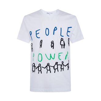 Comme Des Gar&ccedil;ons Comme Shirt T-Shirts und Polos - - Tops - Herren - Wei&szlig; - S