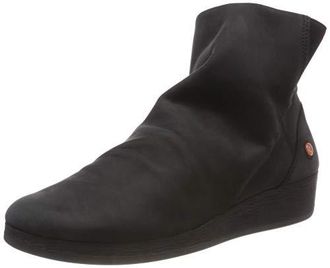 Softinos Femme Cuir Nubuck Ayo411sof Bottines, Noir 007, 37 EU
