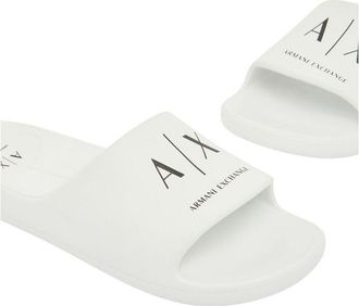 A|X Armani Exchange EVA Slipper - White