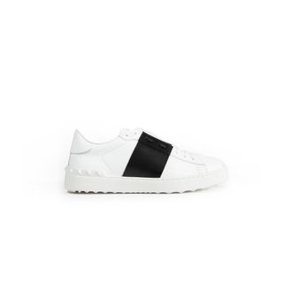 Valentino Open Leather Sneakers