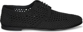 Dolce & Gabbana Homme, Chaussures, Noir, Taille: 41 1/2 EU Derby Tress&eacute; Chaussures