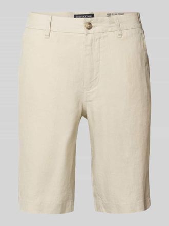 Marc O'Polo Regular Fit Shorts aus reinem Leinen Modell RESO JOGGER