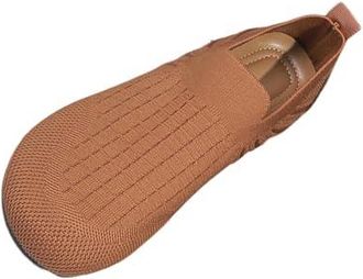 Generic Chaussures de marche &agrave; enfiler pour femme - Coupe large - En maille - Bout rond - L&eacute;g&egrave;res - Respirantes - Classiques - Confortables - Style d&eacute;contract