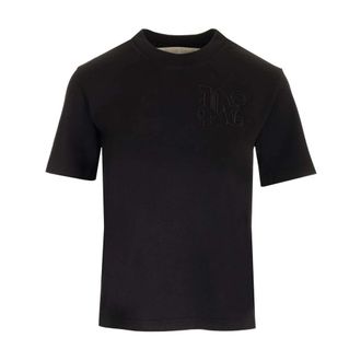 Palm Angels Monogram Fitted T-Shirt - - Tops - Damen - Schwarzk - M