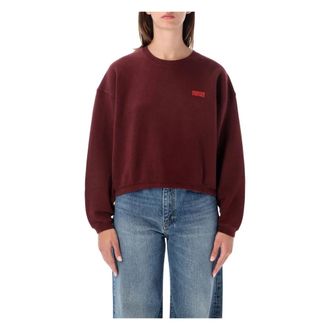American Vintage Izubird Crewneck - - Sweatshirts & Hoodies - Damen - Lila - L